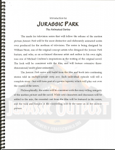 The Entire First Season of the Cancelled Jurassic Park Television ...