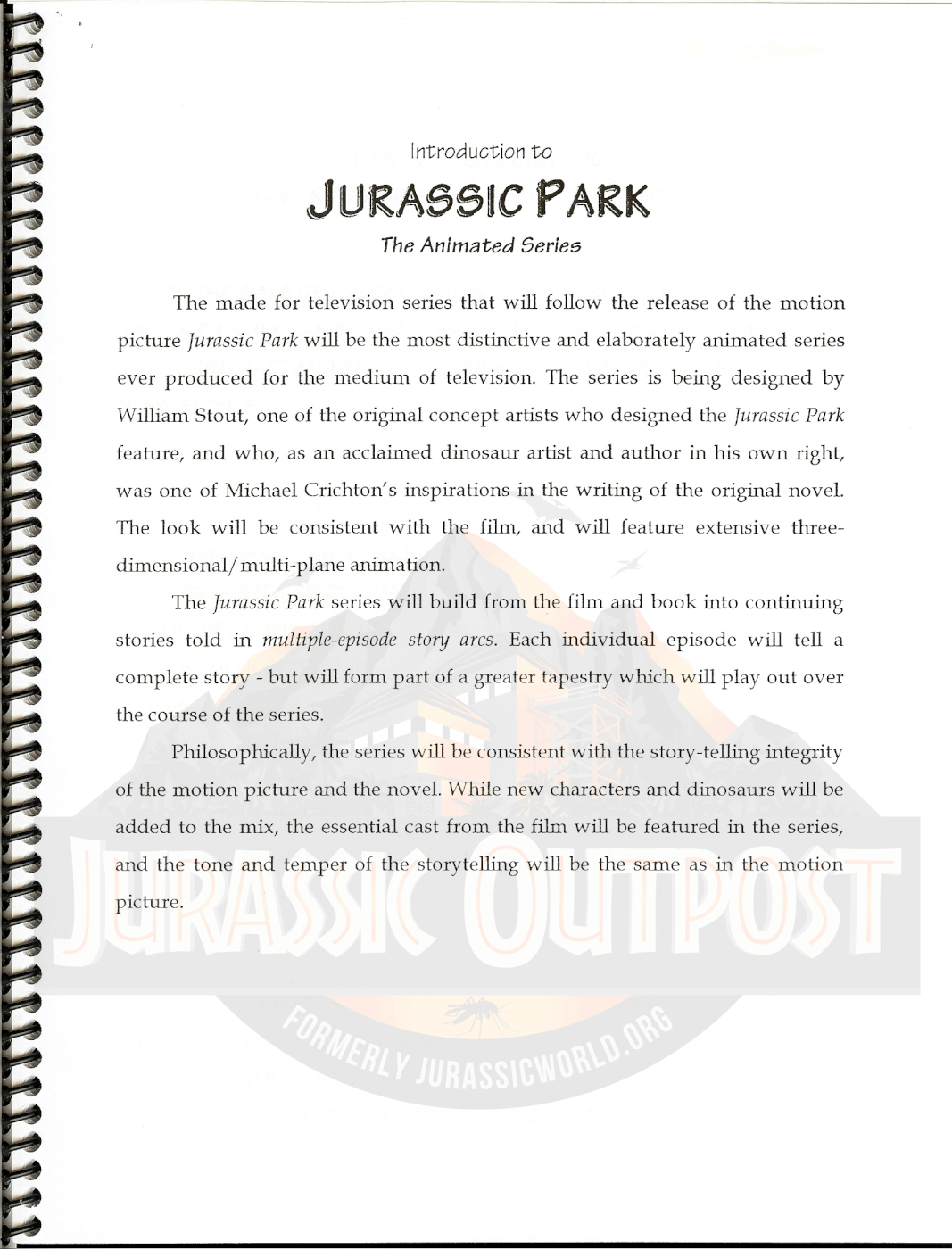 The Entire First Season of the Cancelled Jurassic Park Television ...