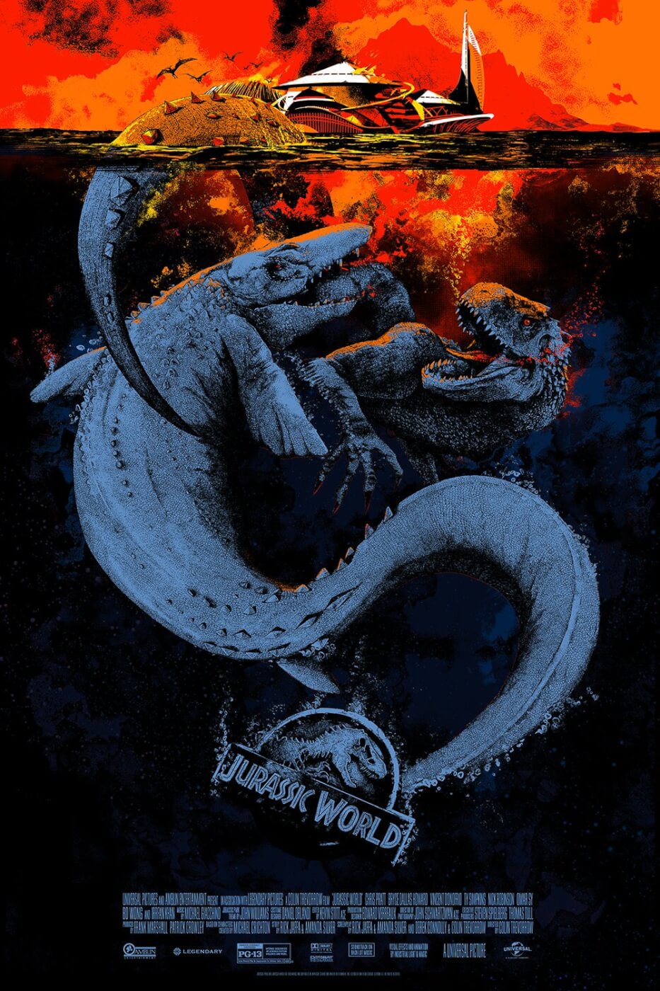 Mondo Closes San Diego Comic Con With Exclusive Jurassic World Poster