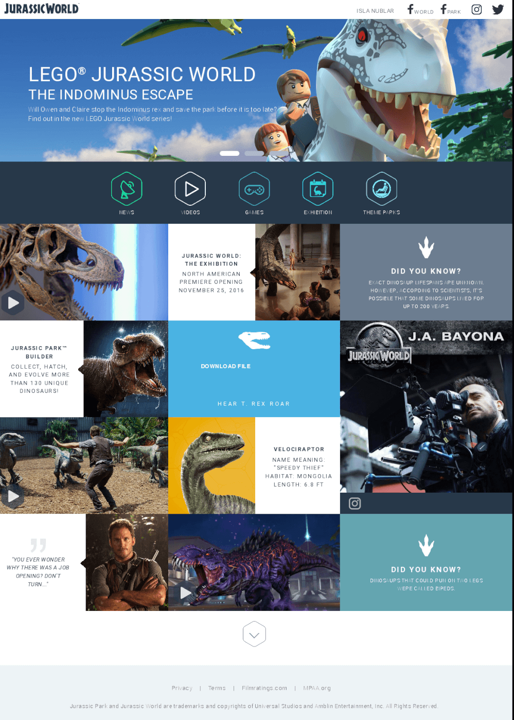 JurassicWorld.com has evolved! | Jurassic Outpost