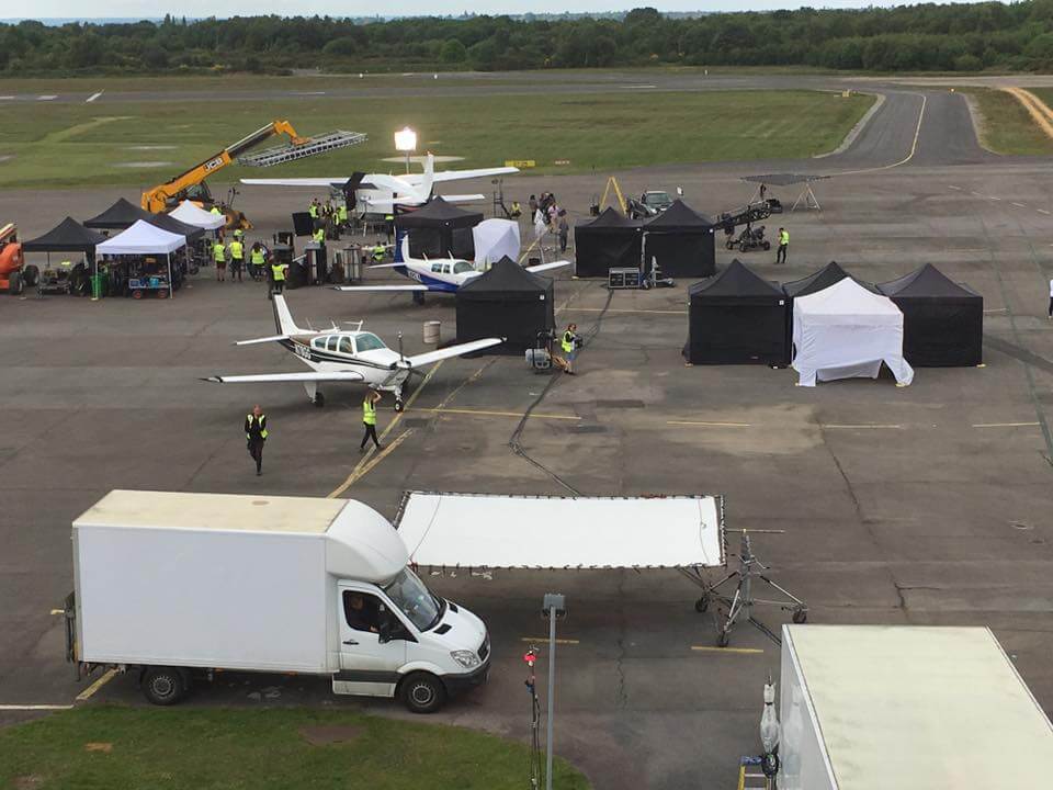 New Photos Show Jurassic World 2 Filming at Airfield | Jurassic Outpost