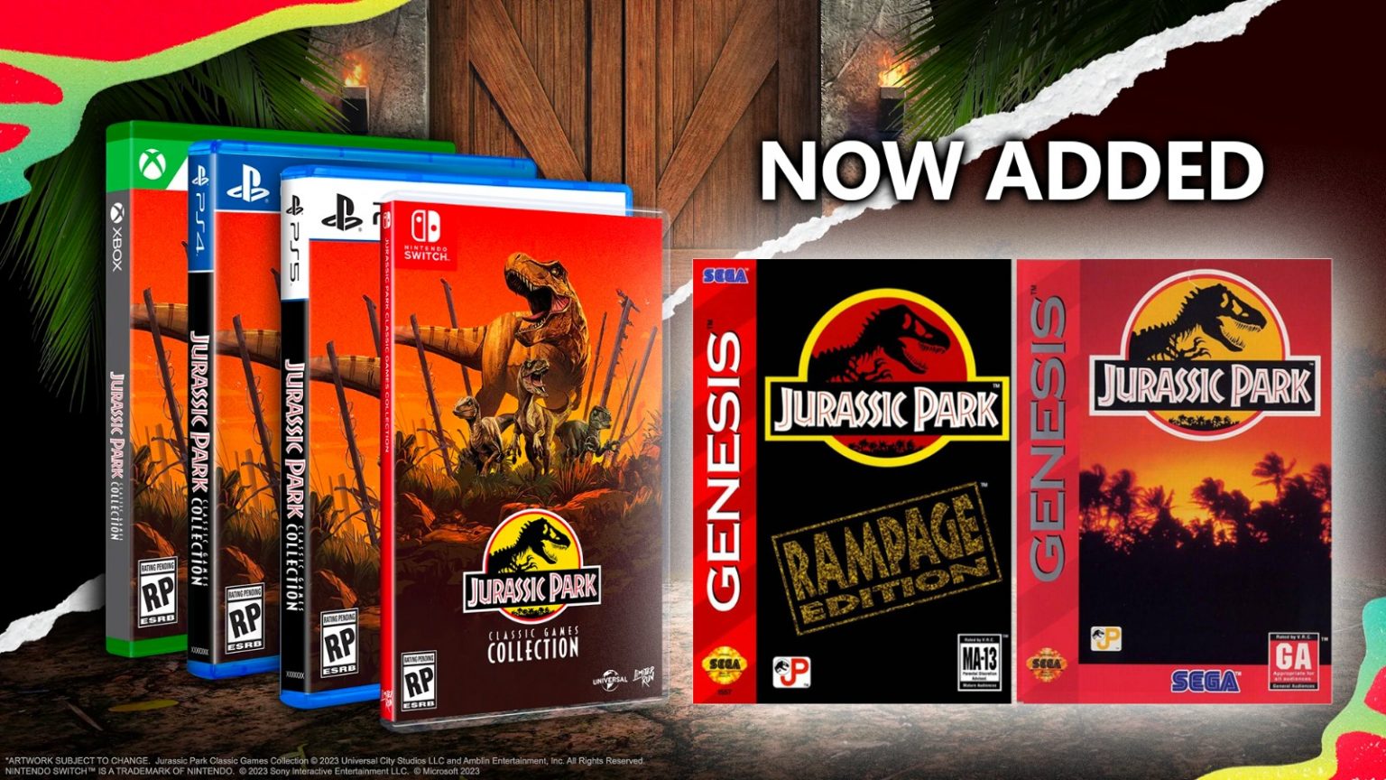 Sega Genesis’ Jurassic Park Games Join The Classic Games Collection ...